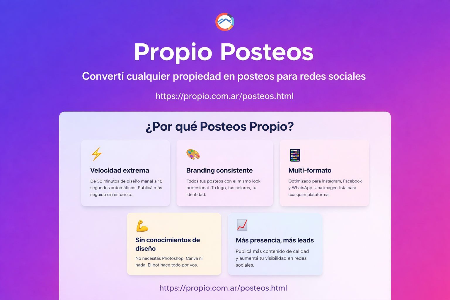 Posteos para Redes Sociales - Propio